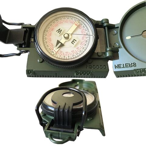 Buy China Wholesale Oil Filled Aluminum Alloy Lensatic Magnetic Compass Wholesale Hiking Compass For Outdoor Magnetic Compass 3.65 Globalsources