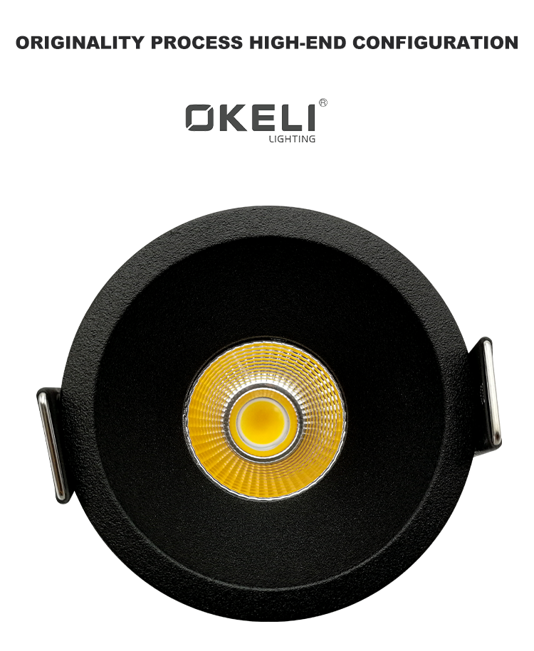 Buy Wholesale China Okeli 7w 12w 18w Cob Led Ceiling Spotlight Round ...