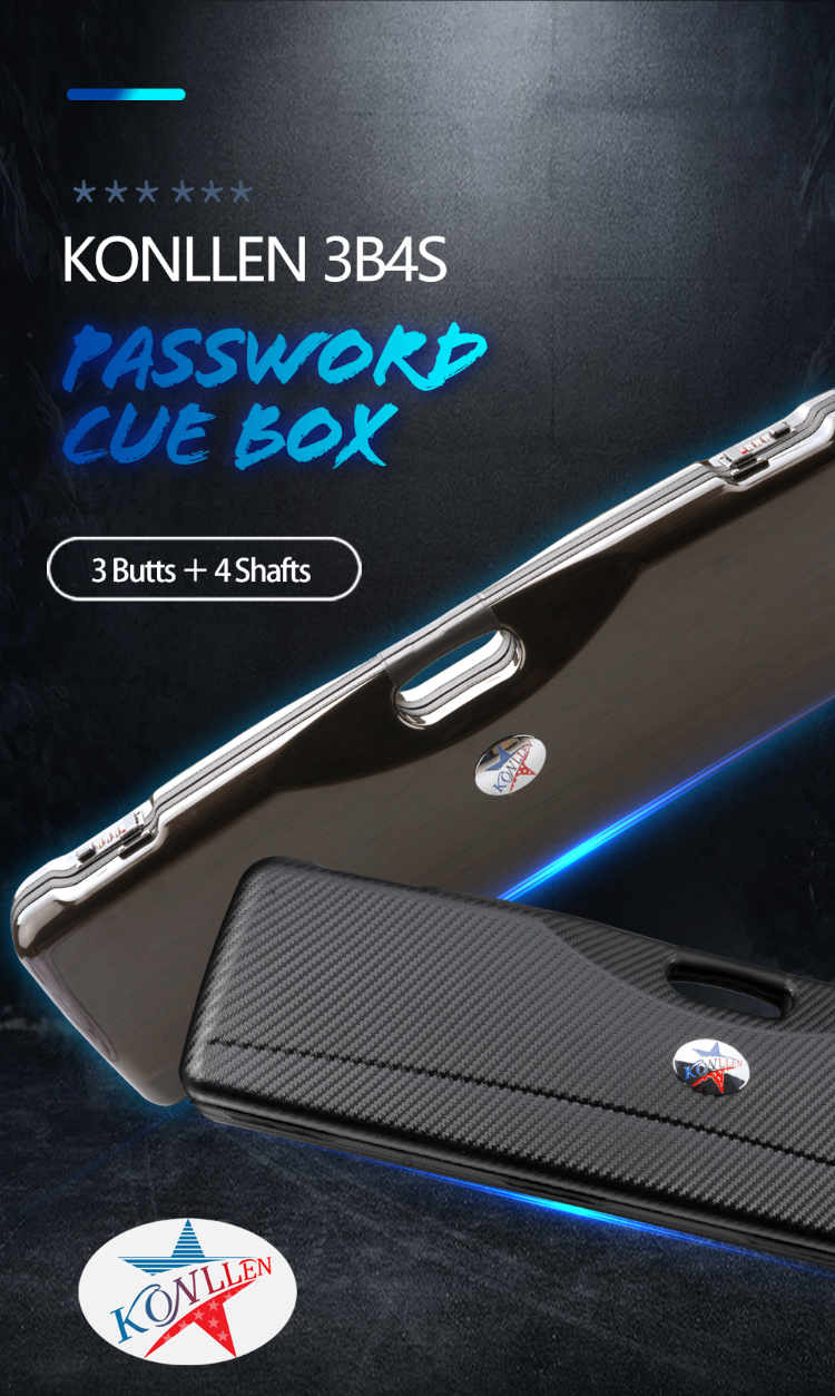 Buy Wholesale China Konllen Cue Cse Billiards 7 Holes 3*4 3 Butt 4 ...