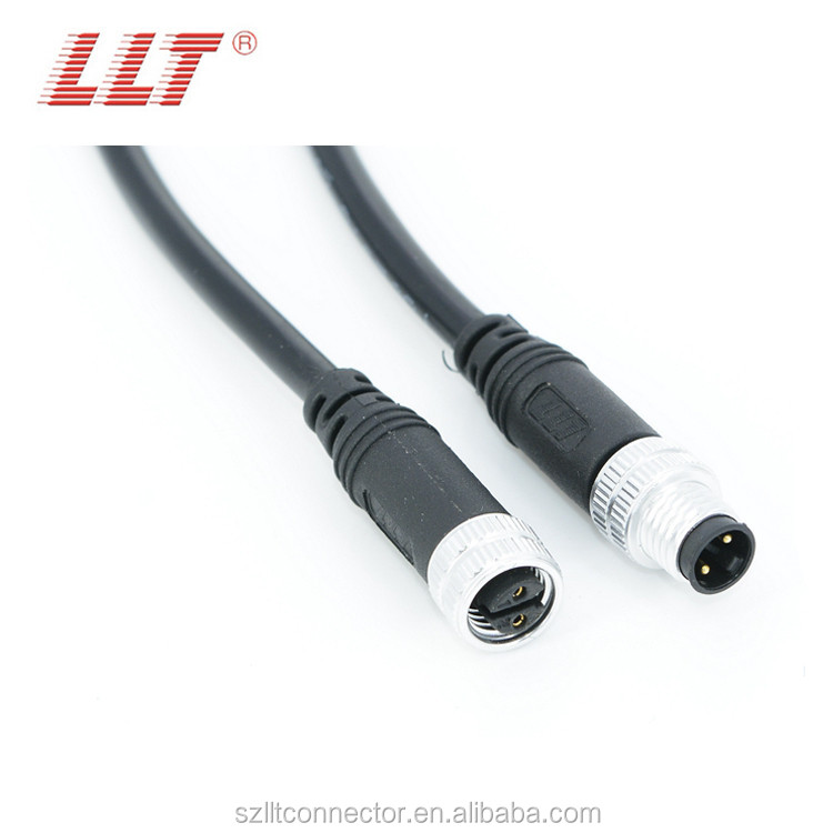 Llt Minimum Type M8 Male Female Ip67 Waterproof 2 3 4 5 Pins Battery ...