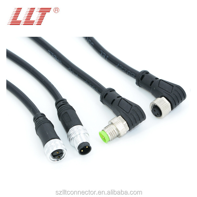Llt Minimum Type M8 Male Female Ip67 Waterproof 2 3 4 5 Pins Battery ...