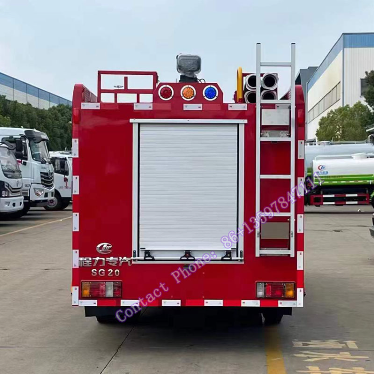 4x2 Isuzu Manual Diesel 3cbm 3ton 3000l Truck Max Red Fire Tank ...