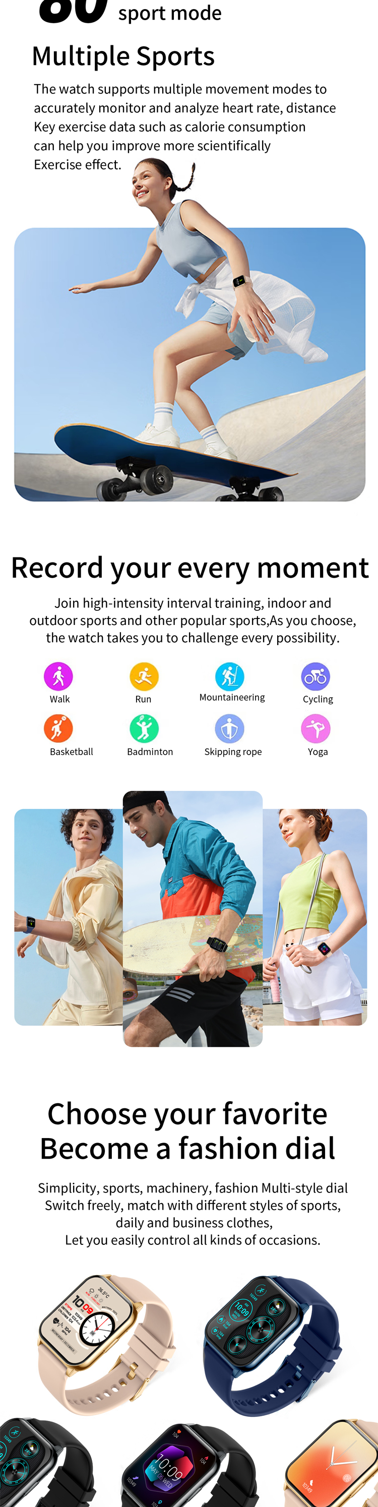 Buy Wholesale China Factory Bt Dial Answer Call Fitcloud Pro L55 Smart ...