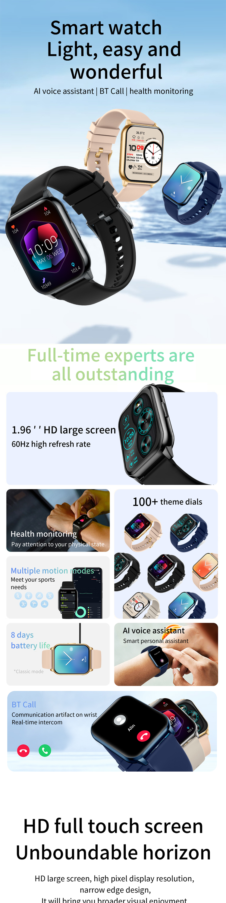 Buy Wholesale China Factory Bt Dial Answer Call Fitcloud Pro L55 Smart ...