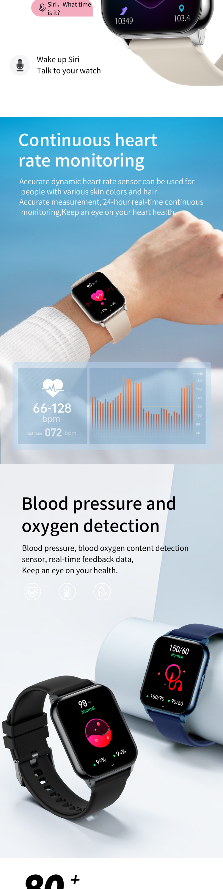 Buy Wholesale China Factory Bt Dial Answer Call Fitcloud Pro L55 Smart ...