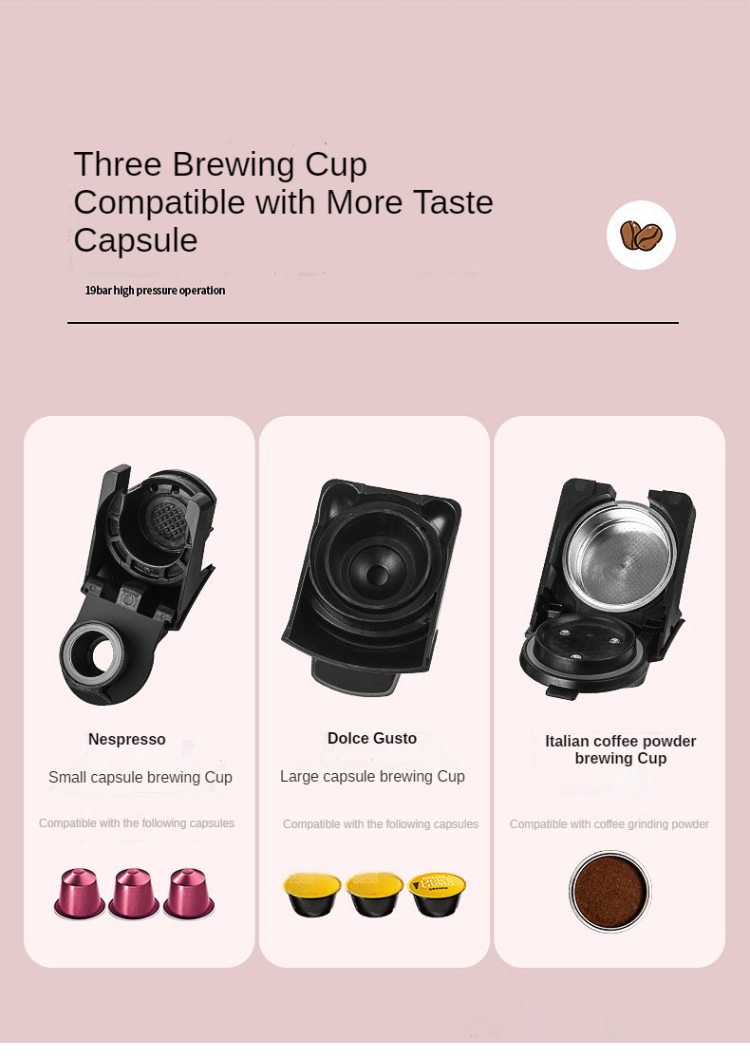 Ready To Ship Portable Black Espresso Commercial Electric One Touch ...