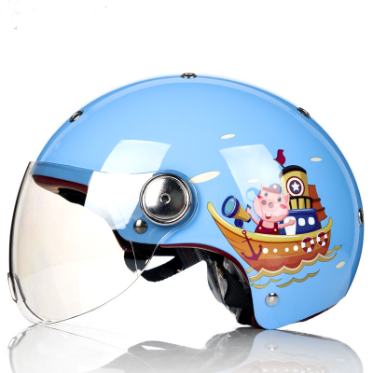 Bye Stylish Dual Lens Motorcycle Open Face Helmets Motorcycles Dot ...