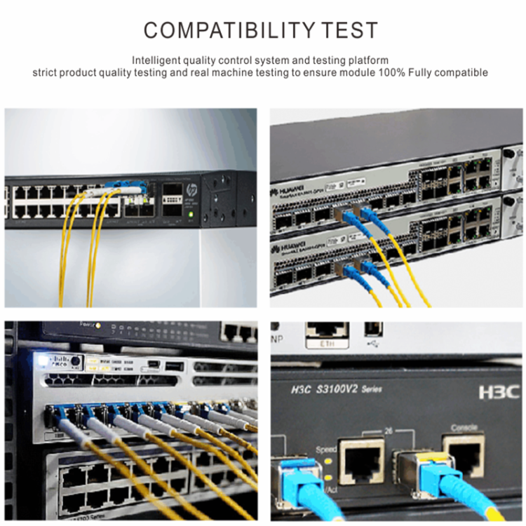 Buy China Wholesale Factory Supply Fiber Optic Sfp Transceiver 1000t ...