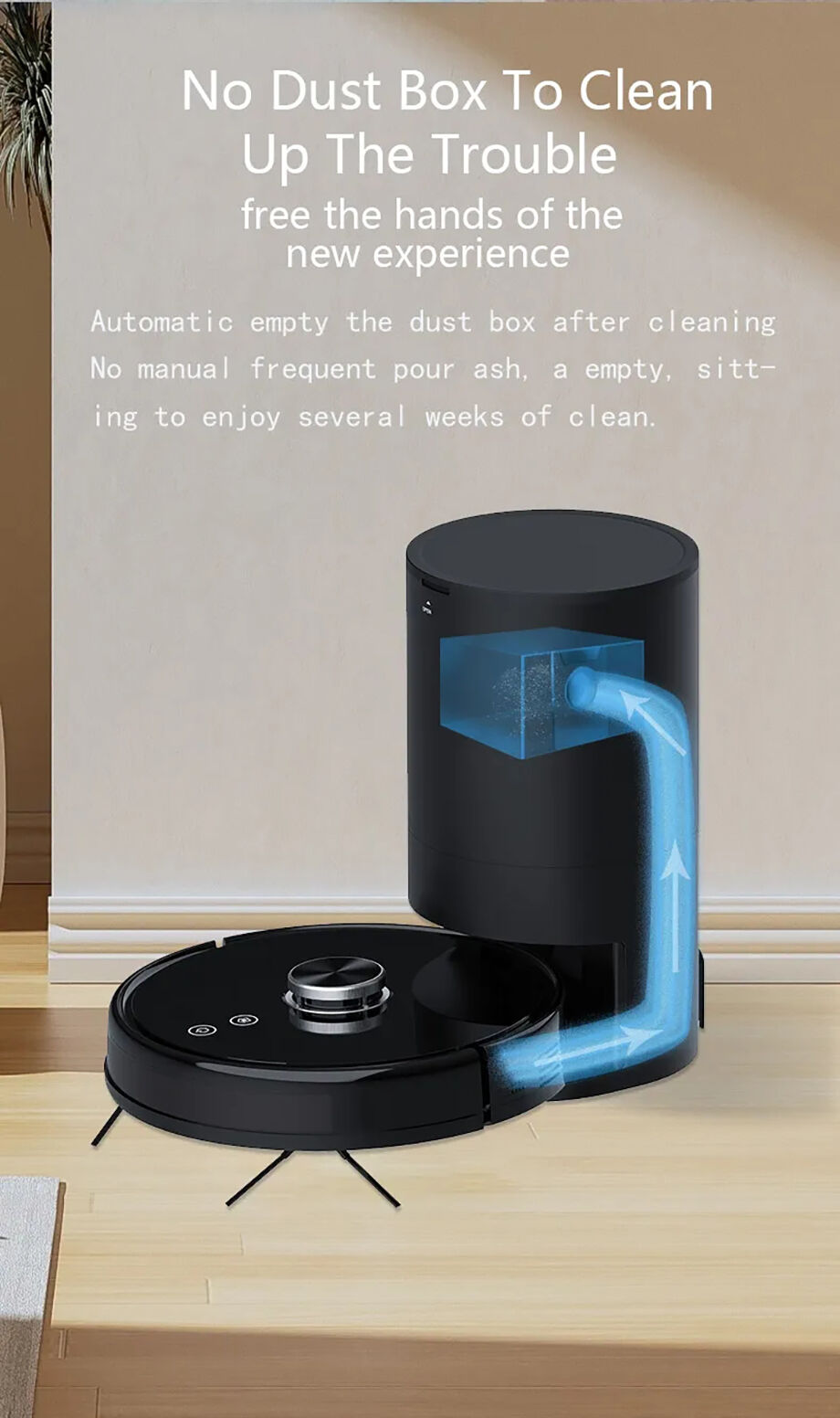 Source Factory V8 Proscenic Robotic Vacuum Cleaner Laser Robot 2700pa 2 ...