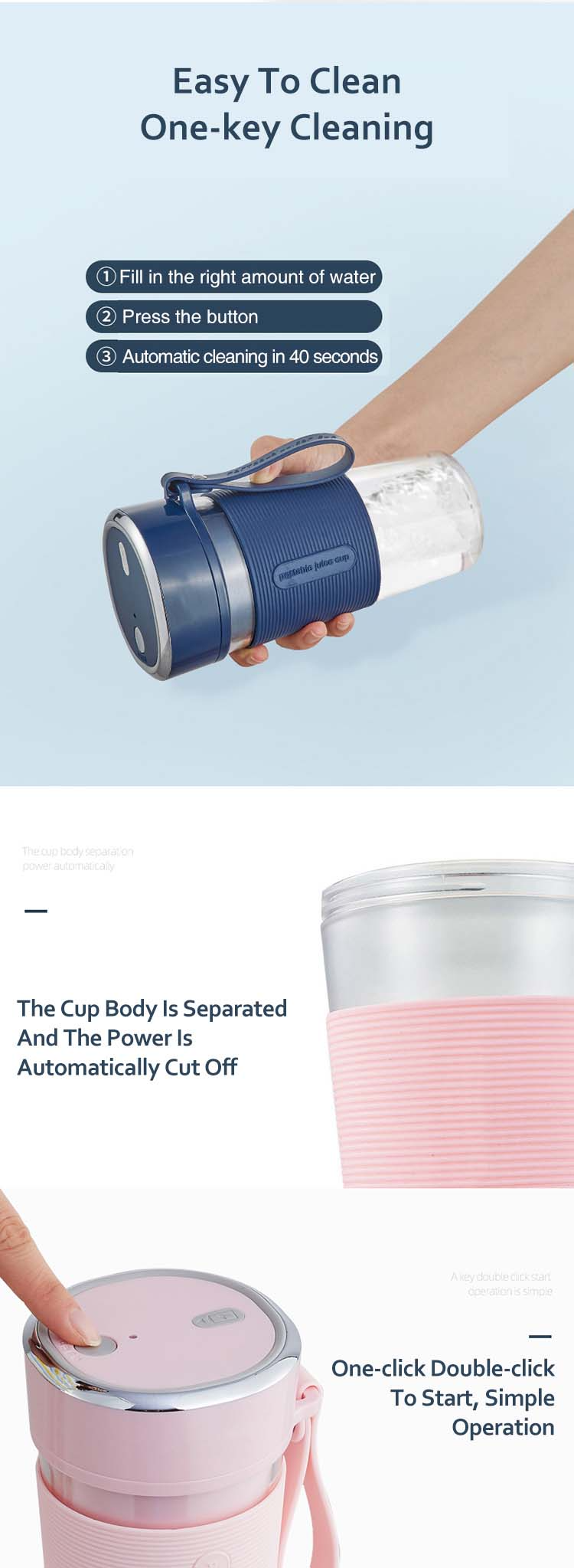 Top Seller Portable Juice Cup Personal Juicer Bottle Travel Juice ...
