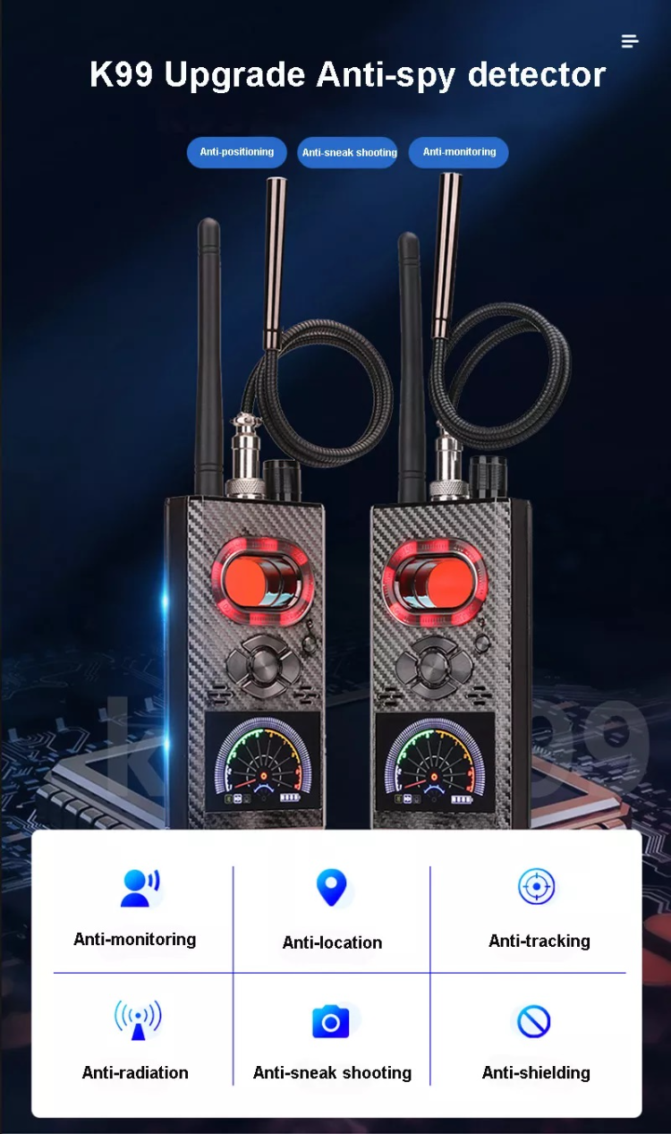 Hot Selling Products Upgraded K99 Bug Detector Rf Scanner Alarms Gsm ...