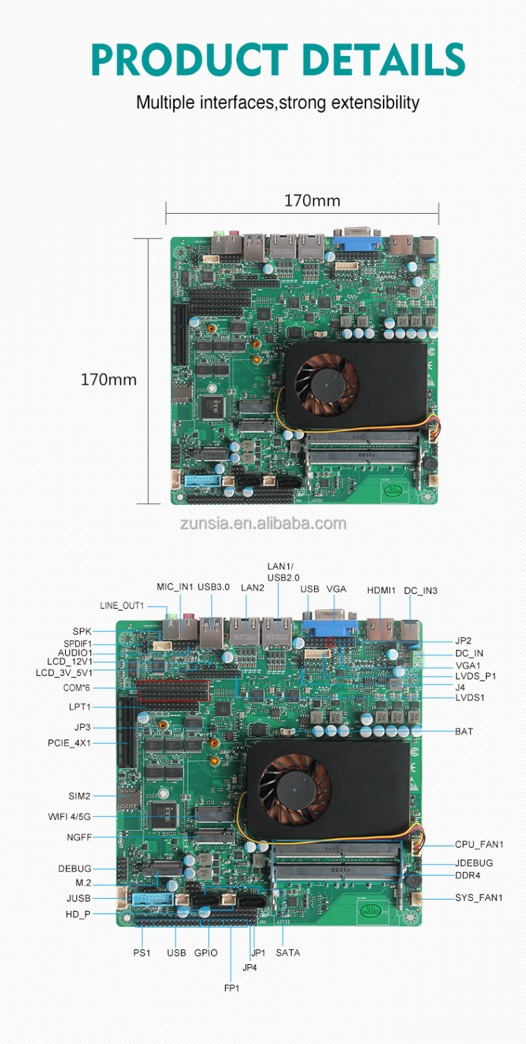 Buy Wholesale China Zunsia 11th Tiger Lake-u I3 I5 I7 Server ...