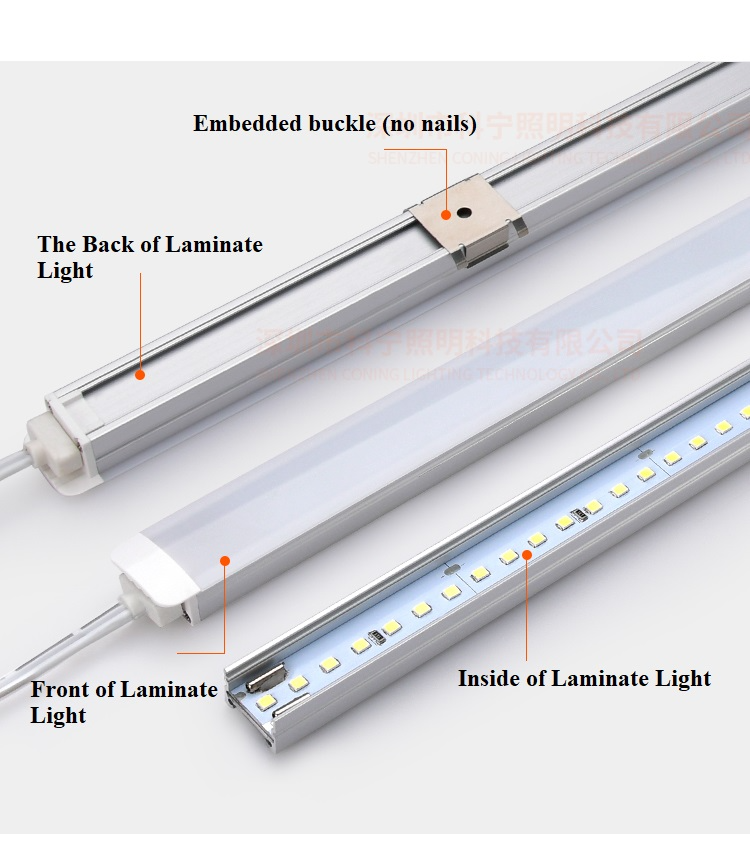 Buy Wholesale China New Trend Screw-free Style Large Flat Tube Led ...