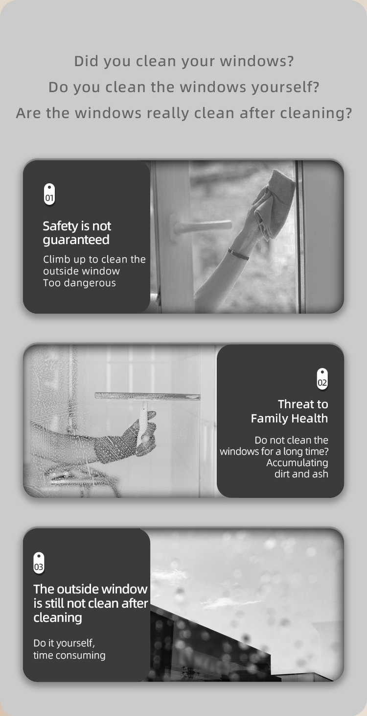 Automatic Window Cleaner 100ml Double Water Tanks Water Spray Window ...