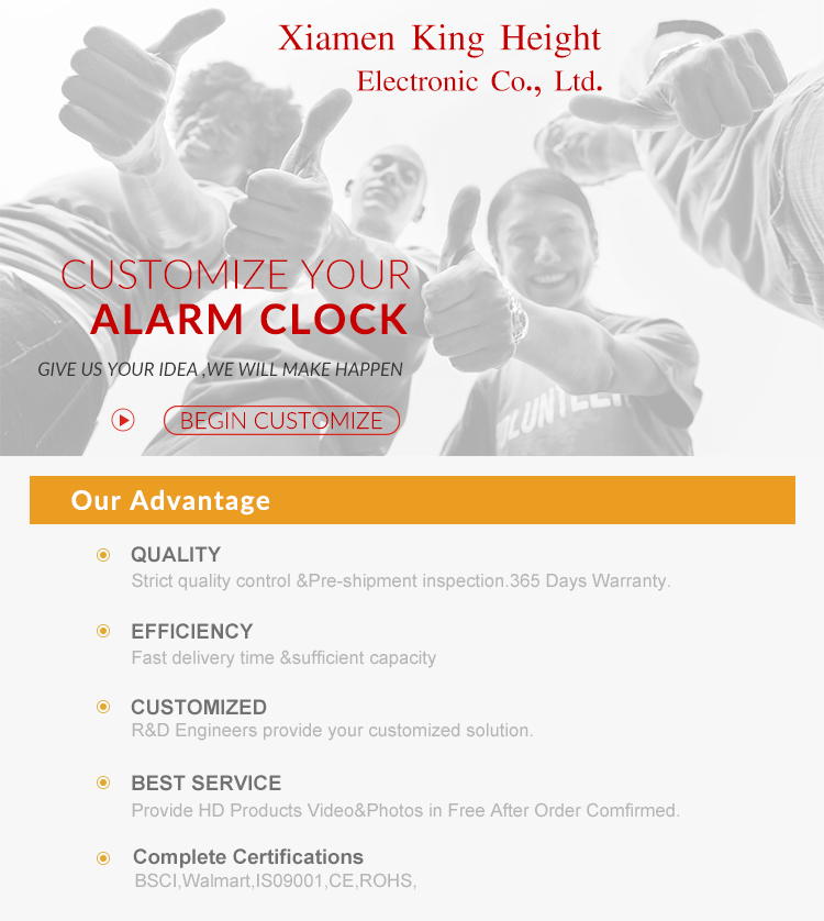 Kh-cl012 Oem Small Mini Cube Digital Talking Time Wall Ceiling Led ...