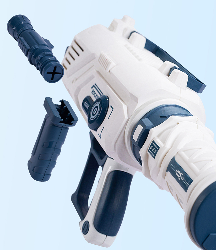 New 12 Holes Rocket Boom Bazooka Gatling Bubble Gun Bubble Maker ...