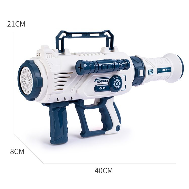 New 12 Holes Rocket Boom Bazooka Gatling Bubble Gun Bubble Maker ...