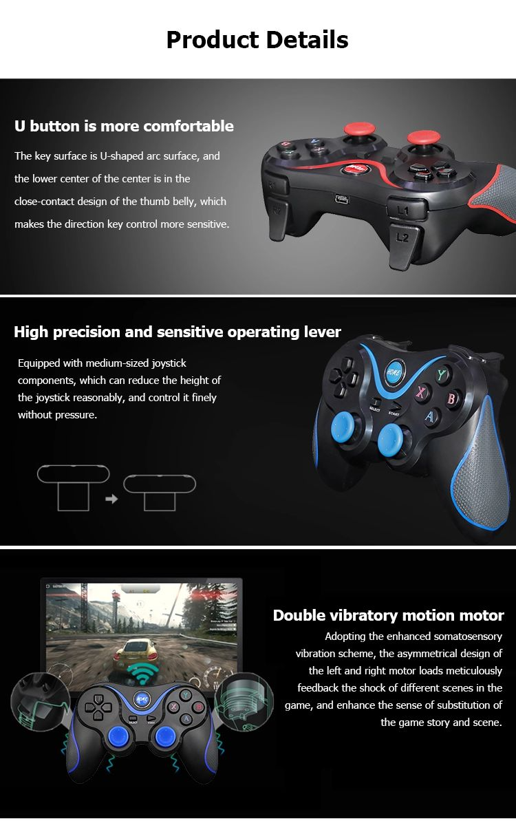 Buy Wholesale China Wireless Gamepad For Android/ios Game Controller ...