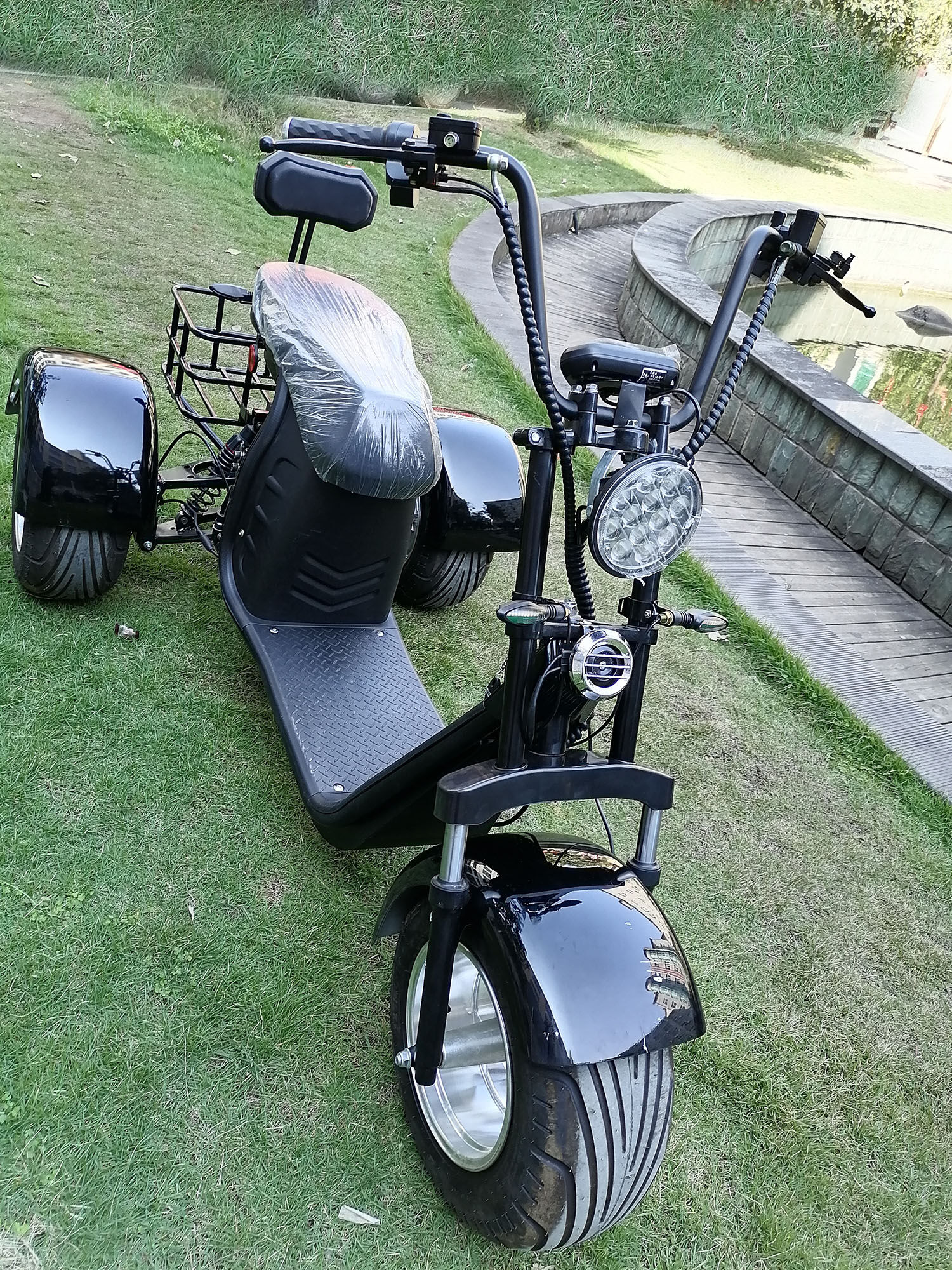 Popular 3-wheel Golf With Bracket Motorcycle Electric Scooter - Expore ...