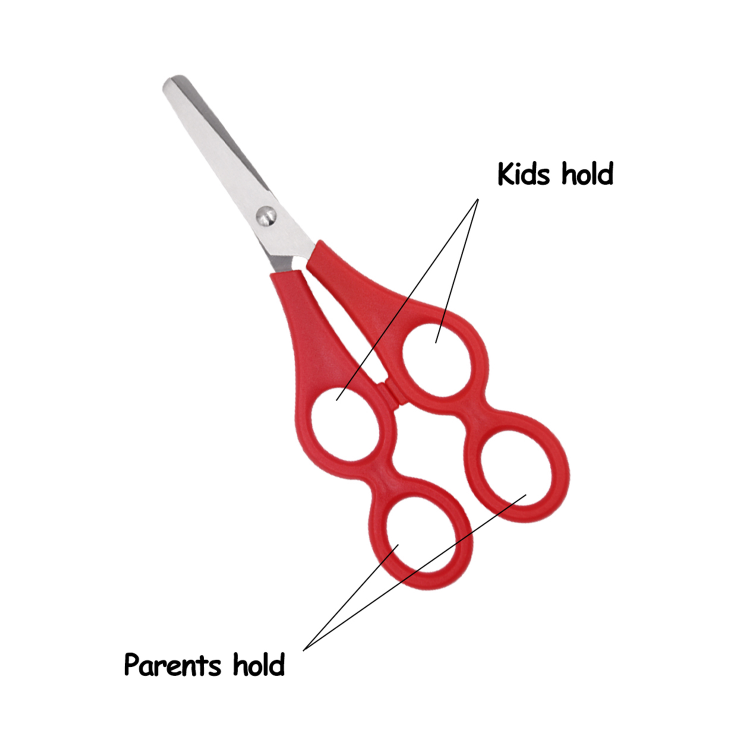 6 Inch Four Holes Stainless Steel Parent-child Scissors Children's ...