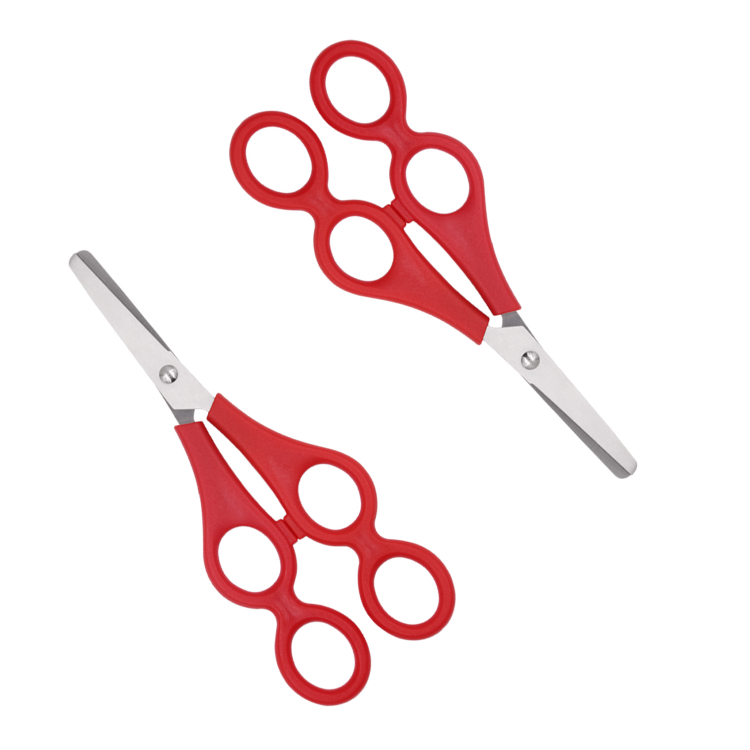 6 Inch Four Holes Stainless Steel Parent-child Scissors Children's ...