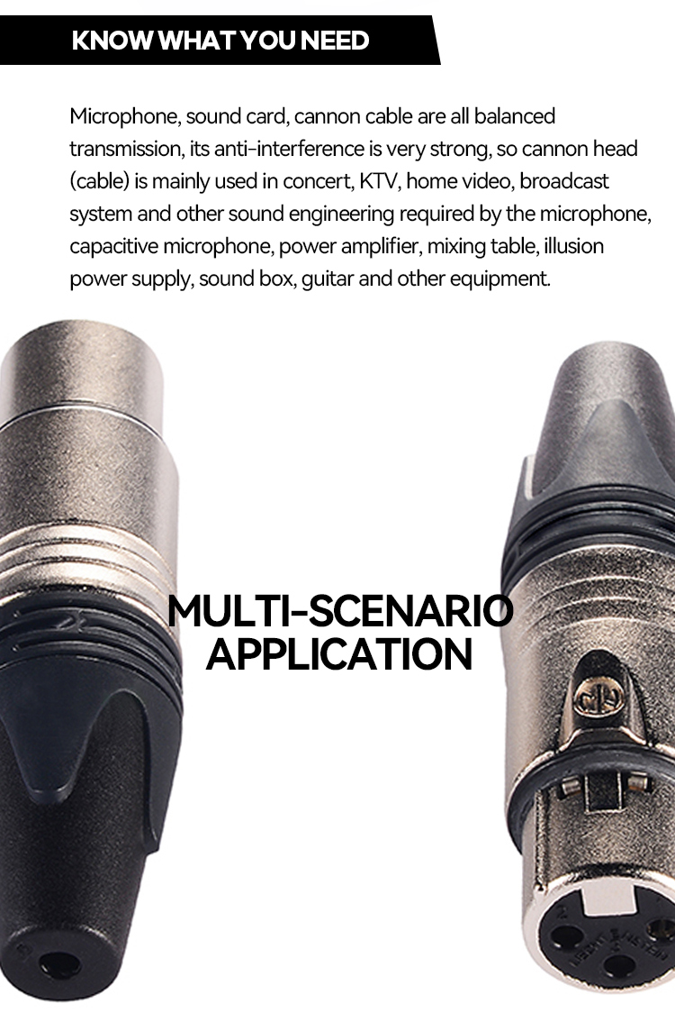 Buy Wholesale China China Supplier Xlr Balanced Connector Cable Wire ...