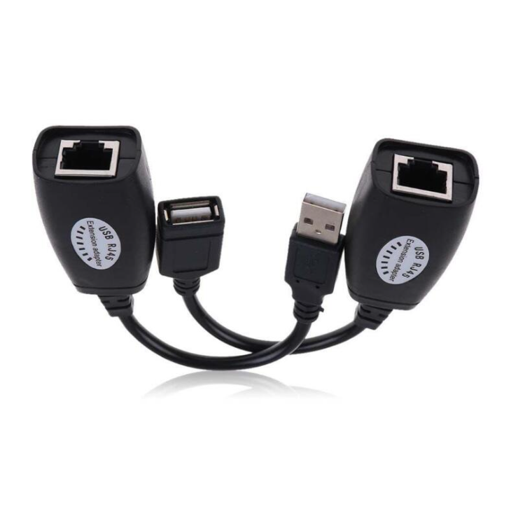 Usb To Rj45 Extension Cable Adapter 50m 150ft Cat5 5e Cat6 Usb 2.0 To ...