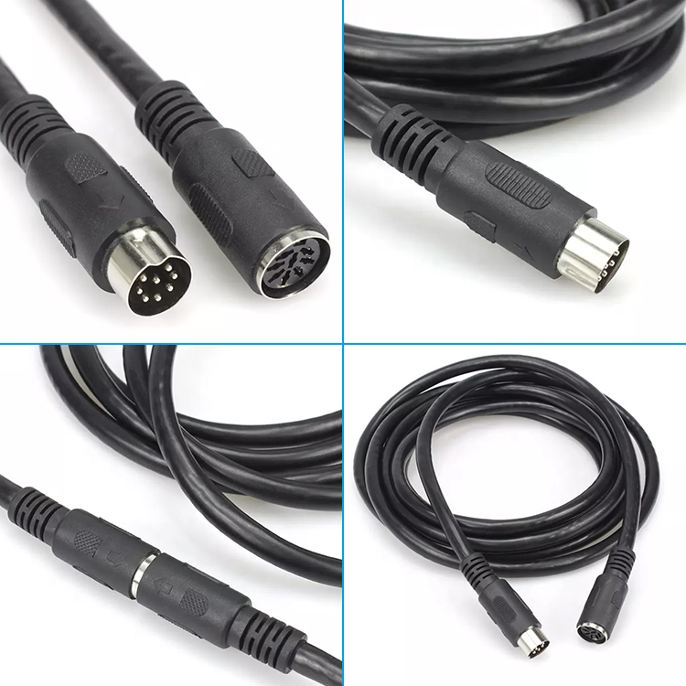 8 Pin Din Extension Cable For Wired Conference Microphone System $7.6 ...