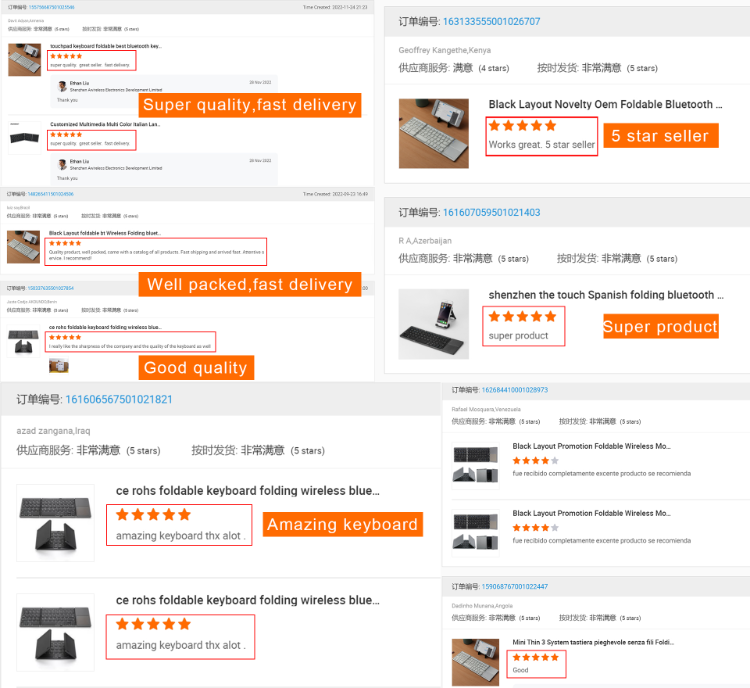 Buy Wholesale China Ce Rohs Teclado Dobravel Touchpad Foldable Keyboard ...