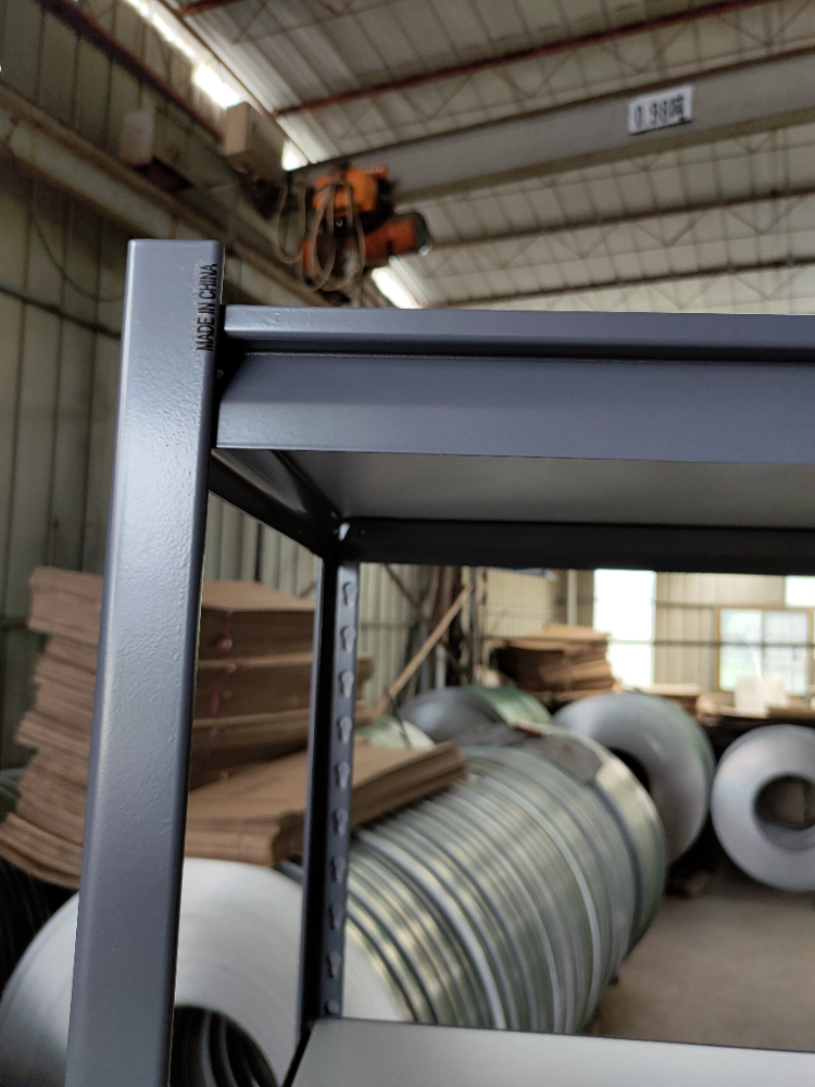 Stacking Medium Size Industrial Slotted Angle Steel Warehouse Storage ...