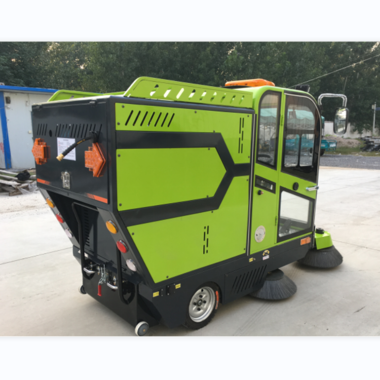 Garbage Garbage Sweeper Truck 4 Wheel Steering Cleaning Machine Closed ...