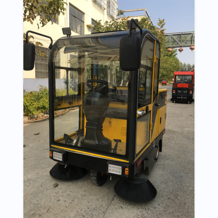 Garbage Garbage Sweeper Truck 4 Wheel Steering Cleaning Machine Closed ...