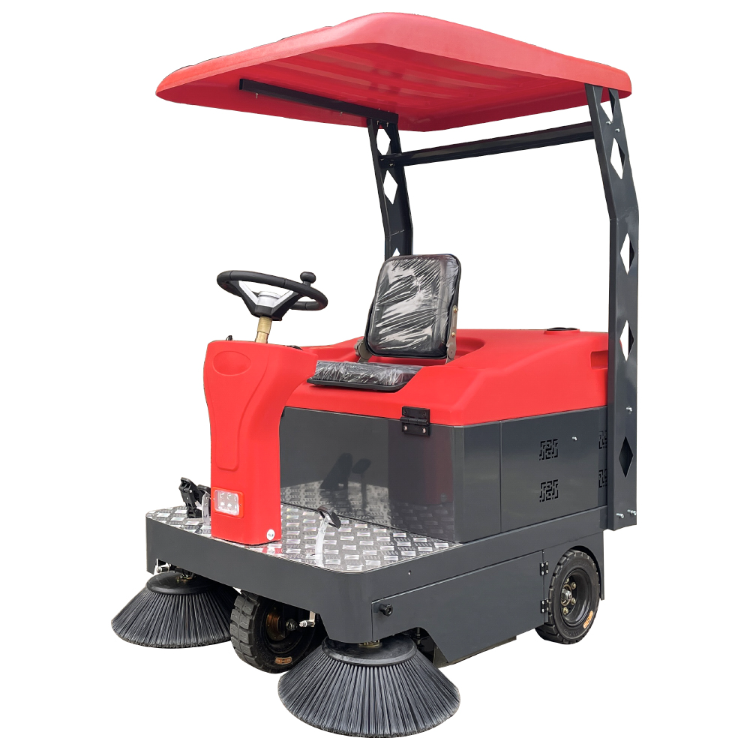 Road Cleaning Machine Wholesale Electric Ride-on Floor Scrubber Sweeper ...