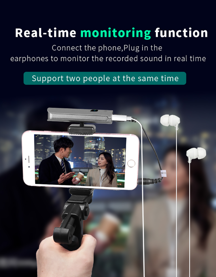 Gaw-813 Video Interview Microphone Lavalier Wireless Microphone Mobile ...