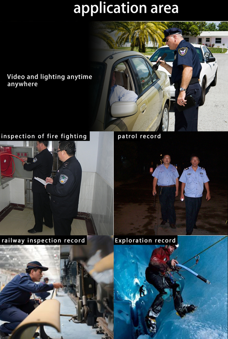 Nice Torche Waterproof Digital Video Recording Dfc-05 Torchlight ...