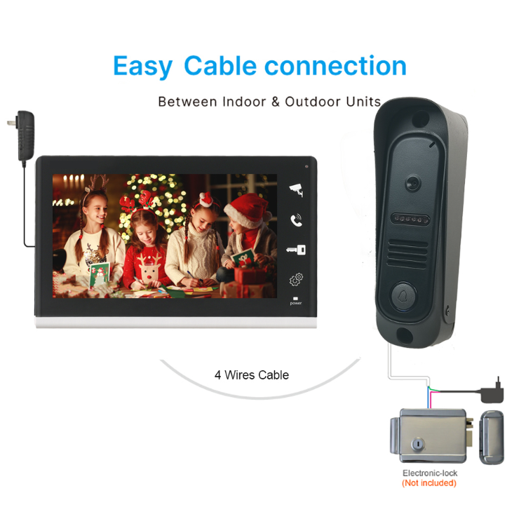Buy Wholesale China Videw Video Door Phone Rfid Access 4 Wired Video ...