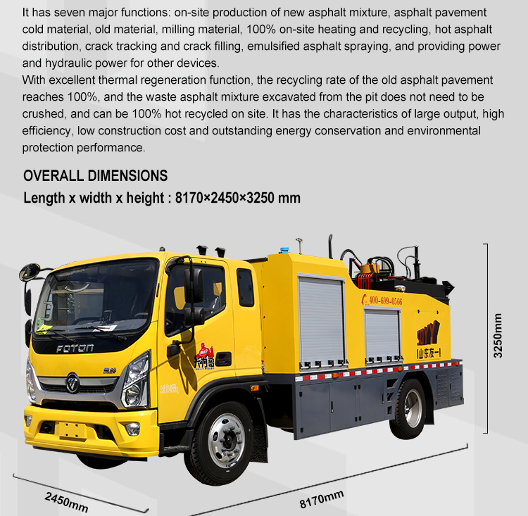 Buy Wholesale China Asphalt Pavement Repair Vehicle Recycling Asphalt ...