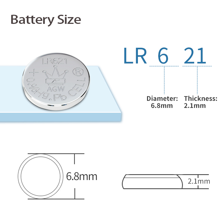 Buy Wholesale China Crown A Lr621 Ag1 1.5v Alkaline Button Cell Ag1 ...