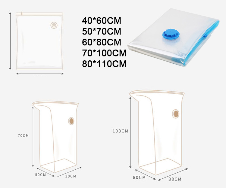 Buy China Wholesale Space Saver Compress Seal Plastic Clothes Organizer ...