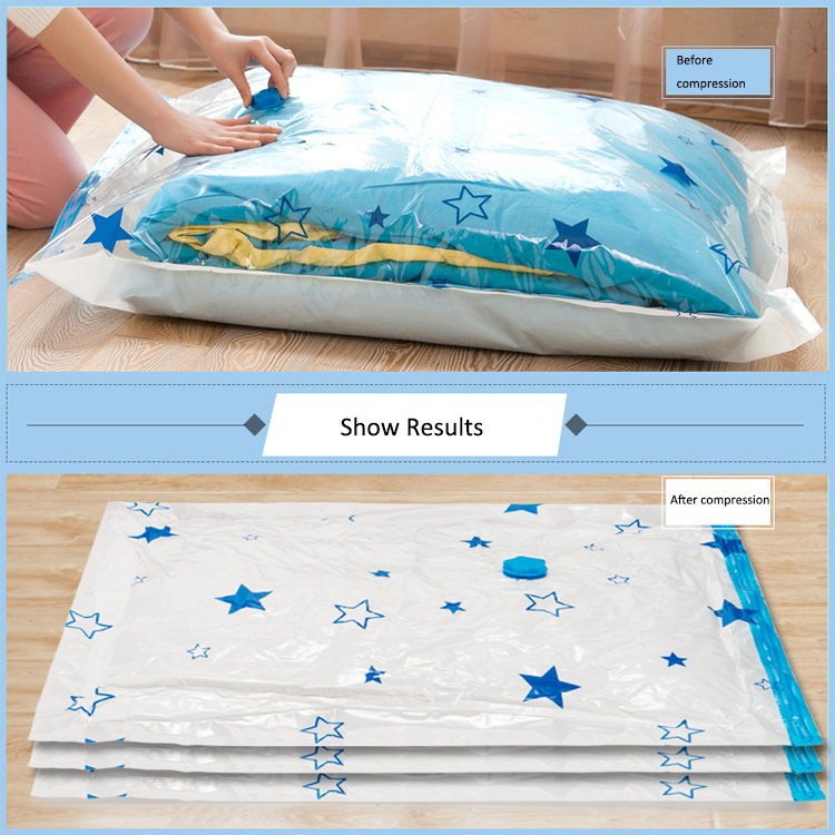 Buy China Wholesale Space Saver Compress Seal Plastic Clothes Organizer ...