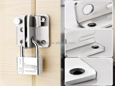 Bulk Buy China Wholesale Stainless Steel Sliding Safety Latch Lock ...