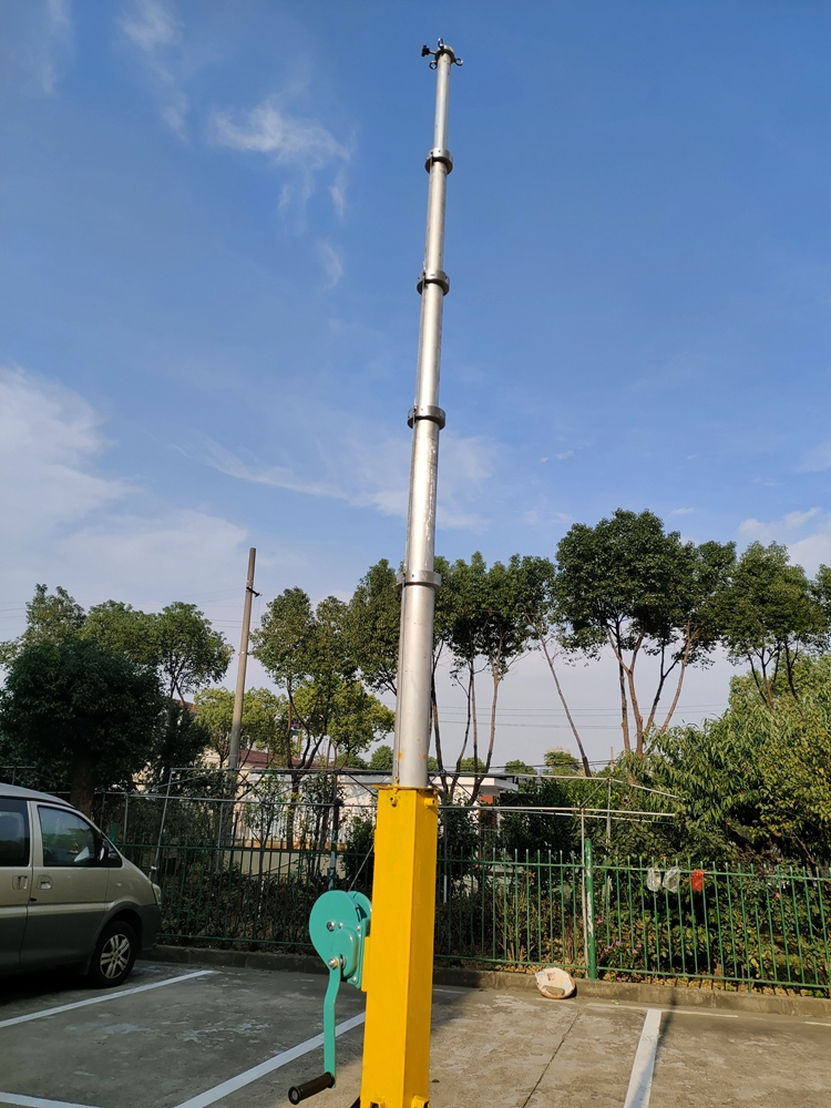Factory Supply Adjustable 9m Locking Aluminum Antenna Mobile Telescopic ...