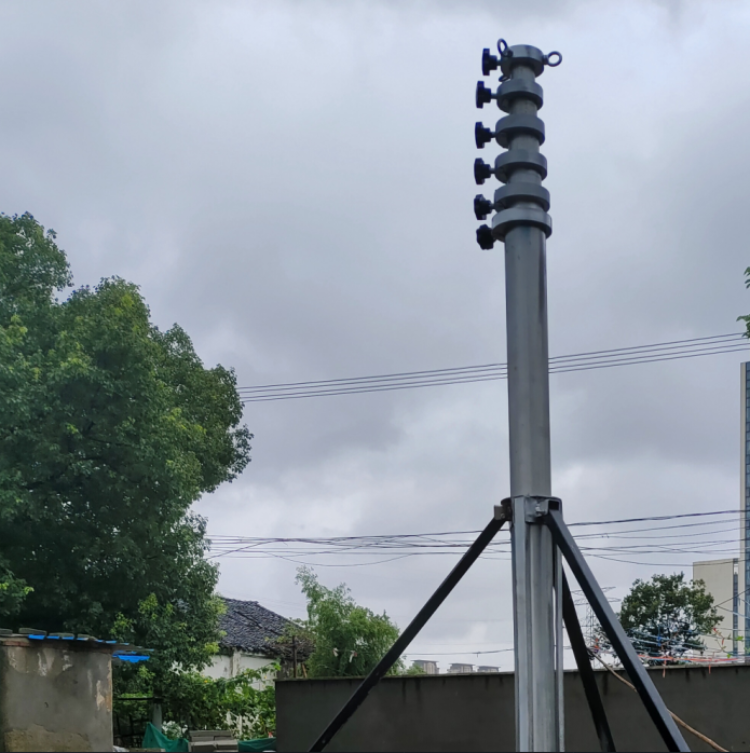 Buy Wholesale China Hand Push 9m Aluminum Telescopic Antenna Mast ...