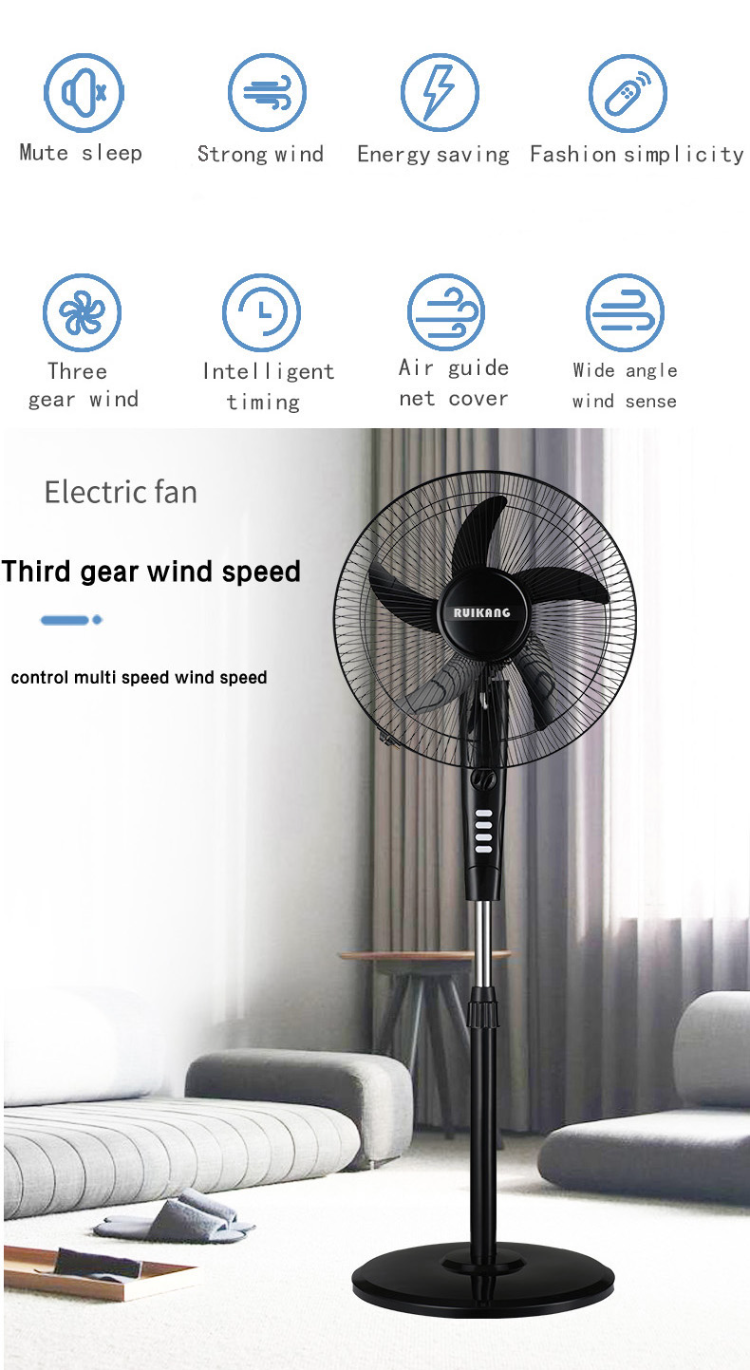 Air Cooler 16 Inch Hot Selling Stand Fans Pedestal Fan With Remote ...