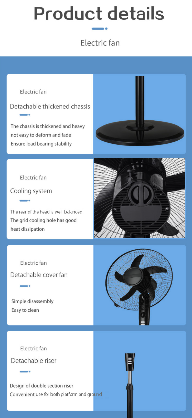 Air Cooler 16 Inch Hot Selling Stand Fans Pedestal Fan With Remote ...