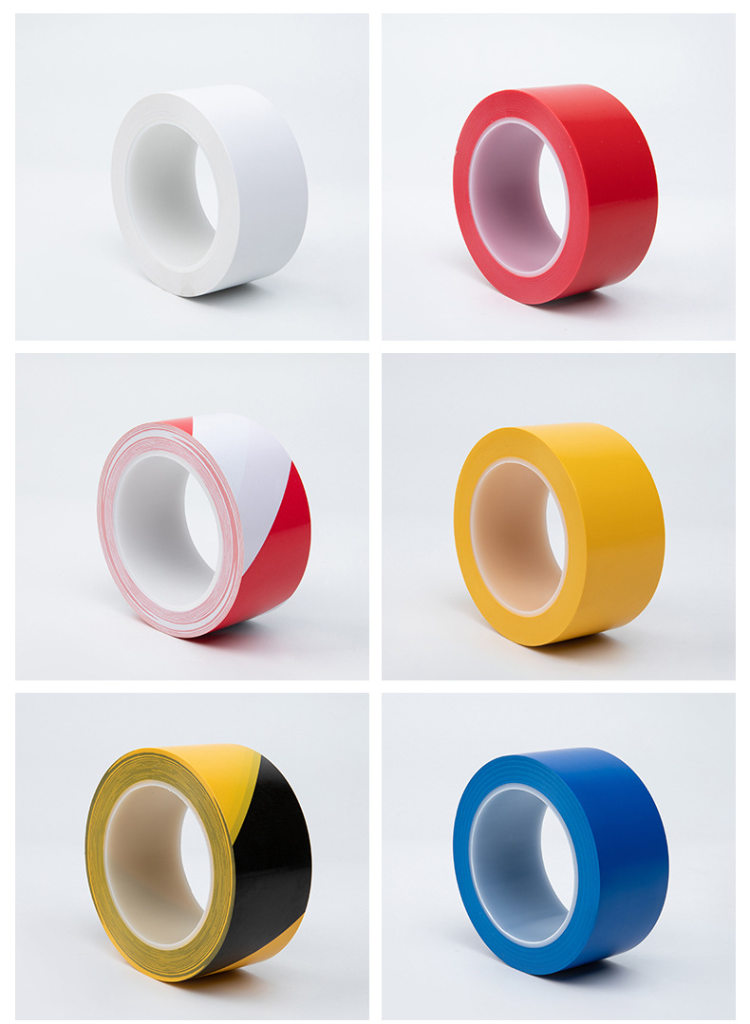 Oem Printed Pvc Warning Tape Floor Marking Caution Green And Blue 300mm ...