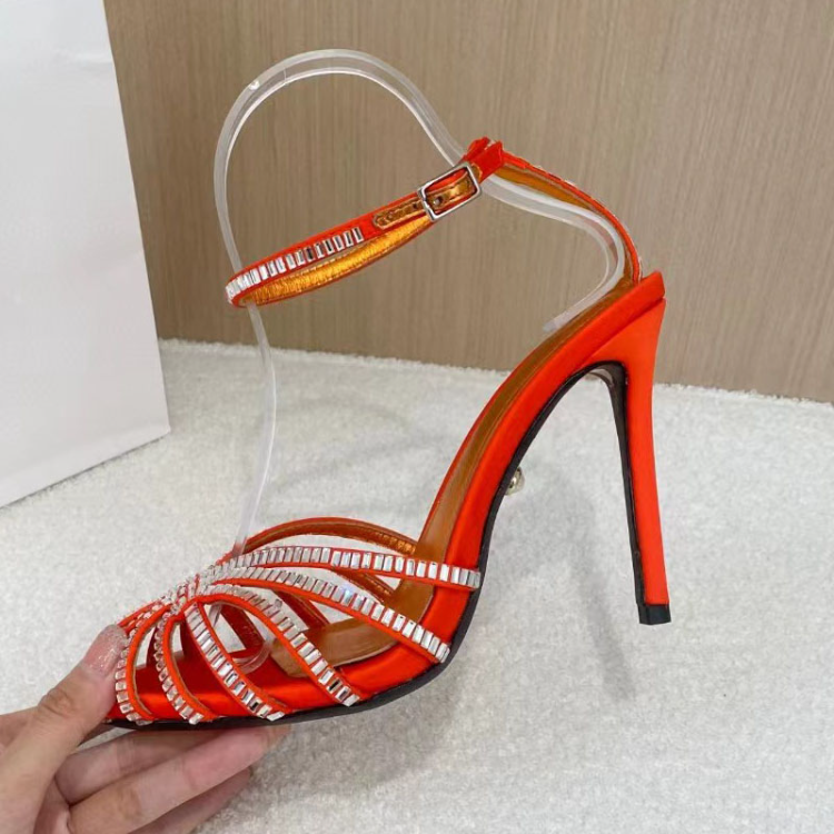 Buy Wholesale China Transparent High Heel Sandals Flash Drill ...