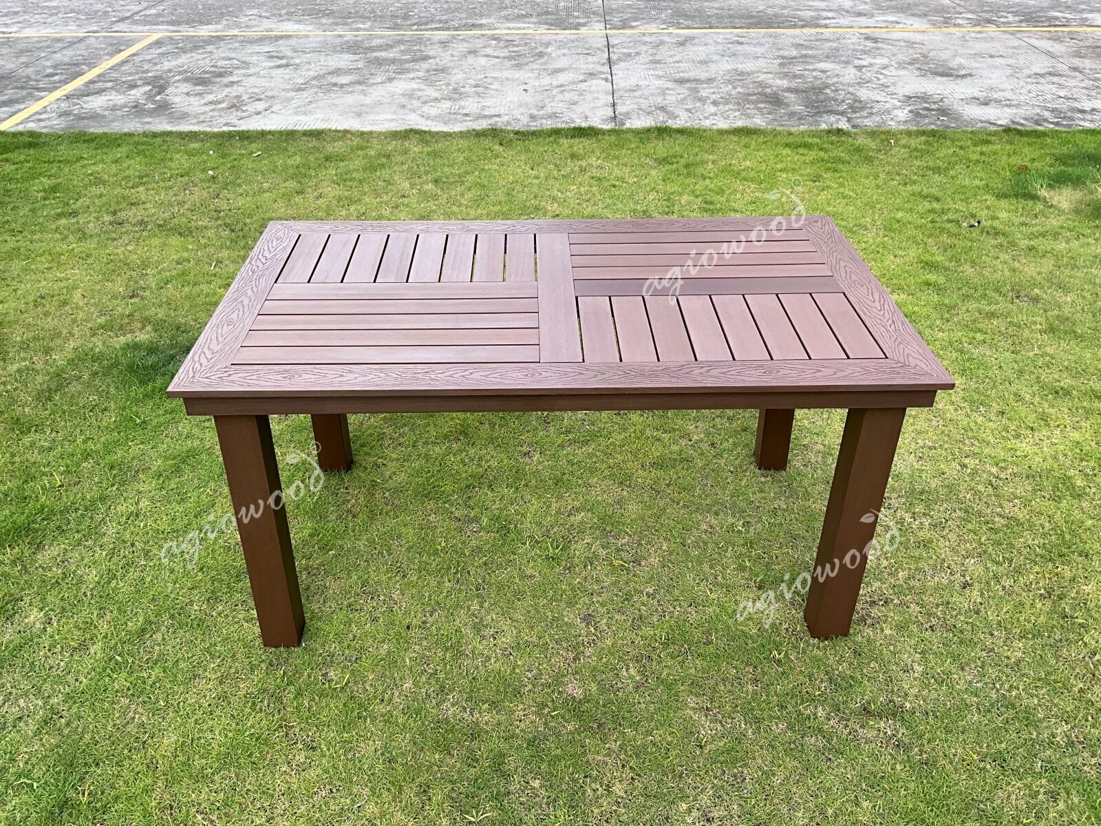 Buy Wholesale China Outdoor Dining Table (rectangle) - Wpc Tabletop ...
