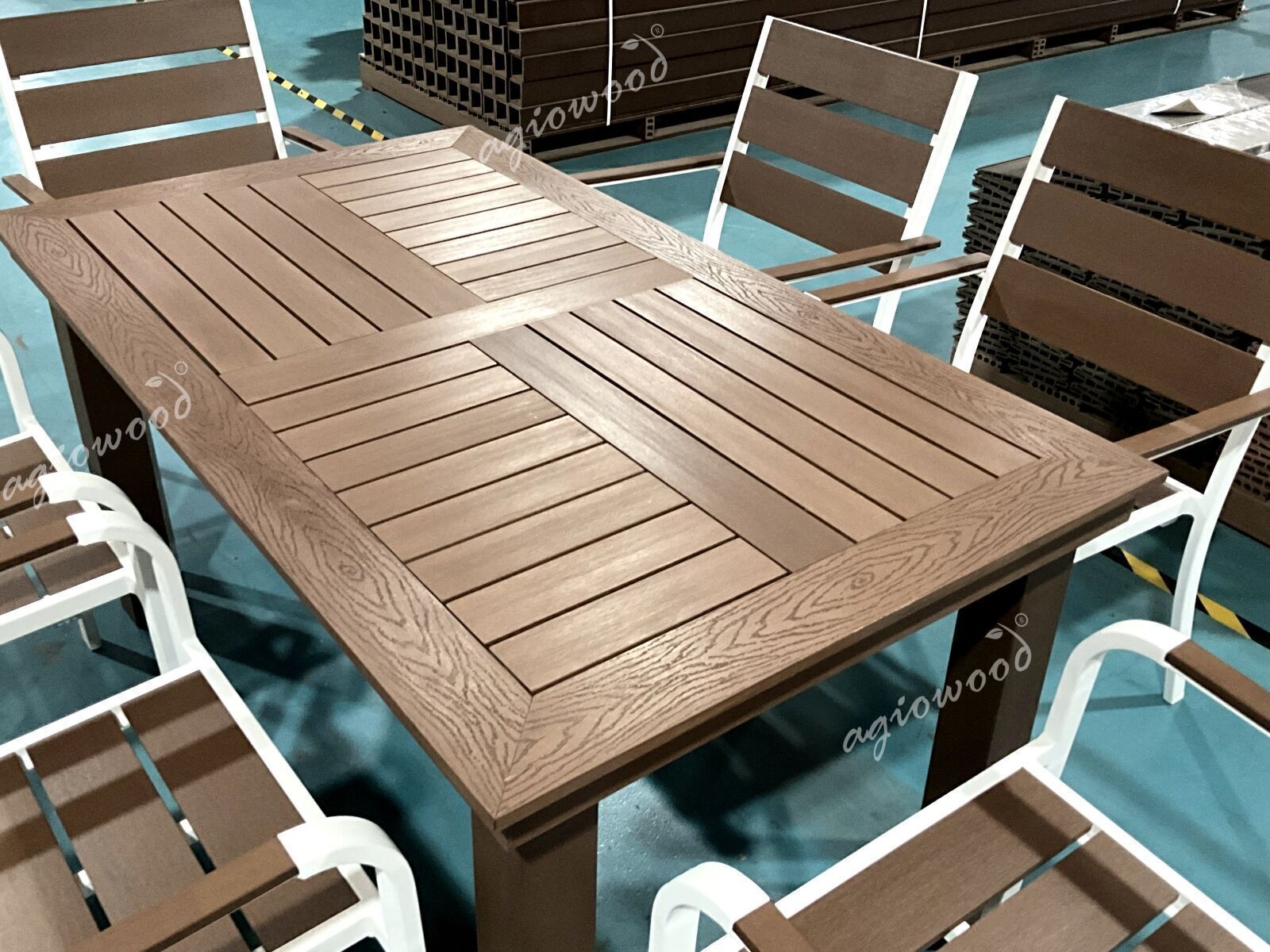Buy Wholesale China Outdoor Dining Table (rectangle) - Wpc Tabletop ...