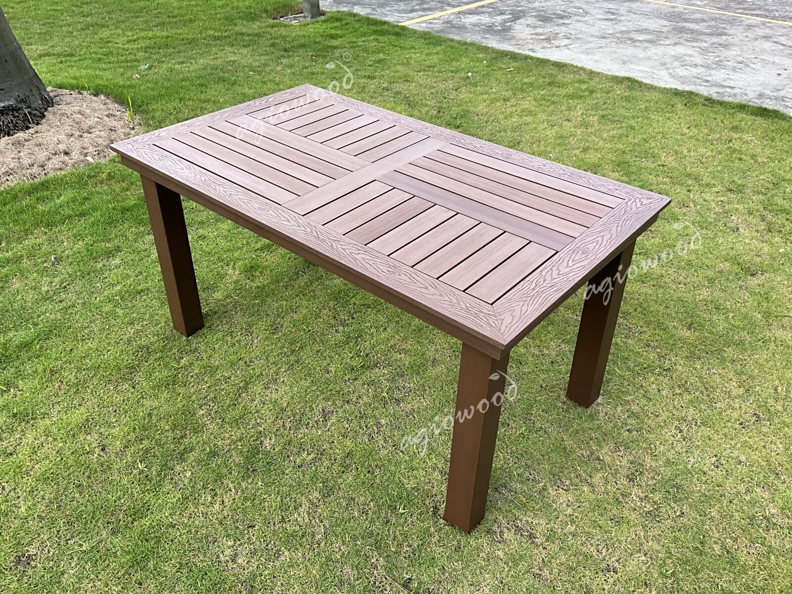 Buy Wholesale China Outdoor Dining Table (rectangle) - Wpc Tabletop ...